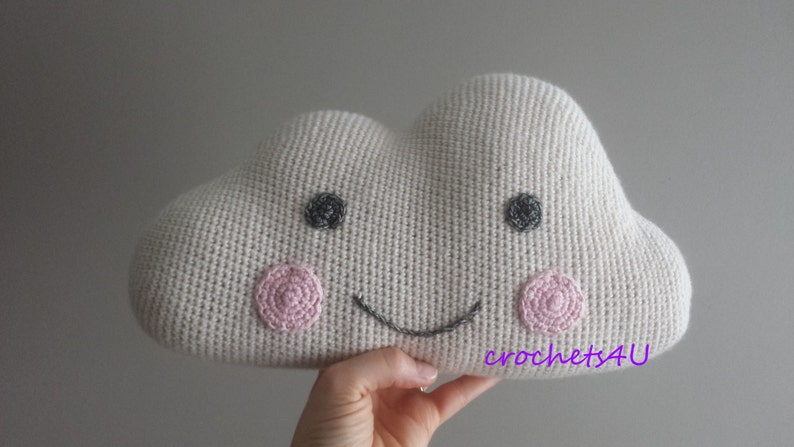 Crochet Pattern Small Cloud - Etsy