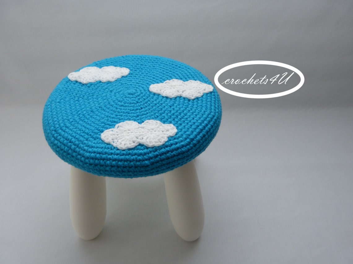 Crochet Pattern Stool Cozy Crocheted Cozy IKEA Stool - Etsy