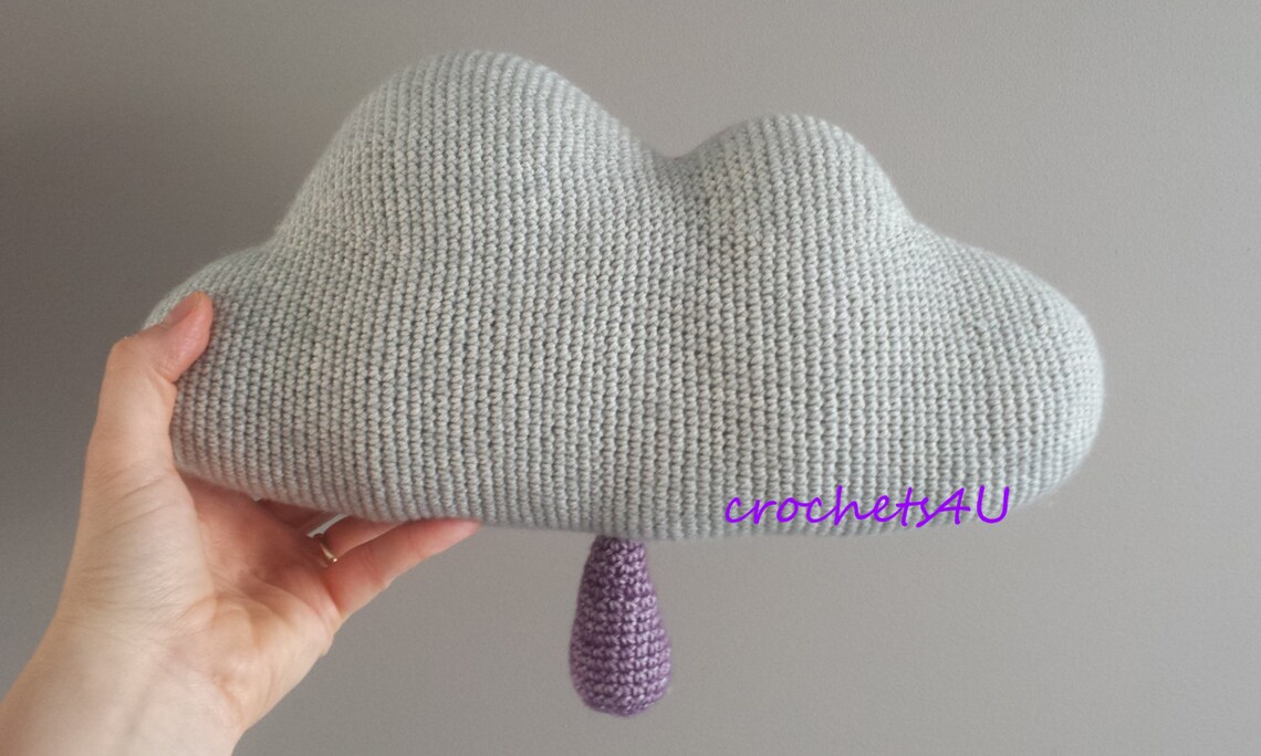 Crochet Pattern Small Cloud - Etsy