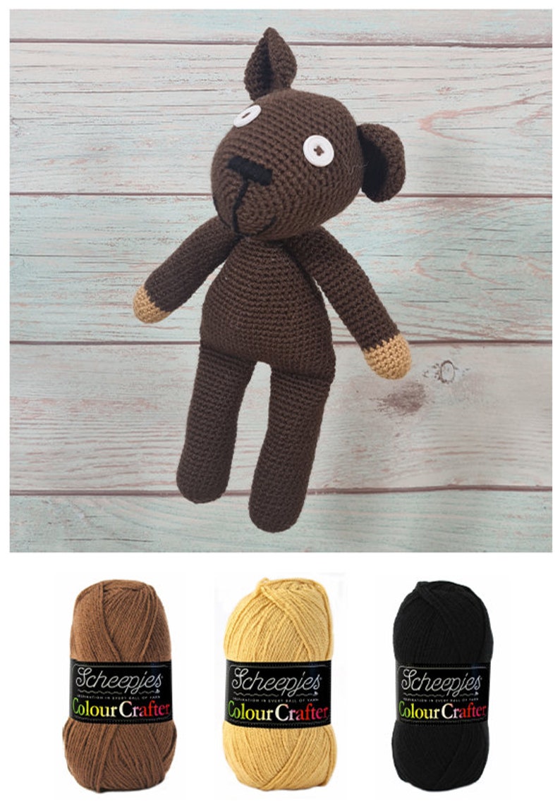 Crochet Pattern Mr. Bean Teddy / Teddy Bear / Amigurumi / Bear - Etsy