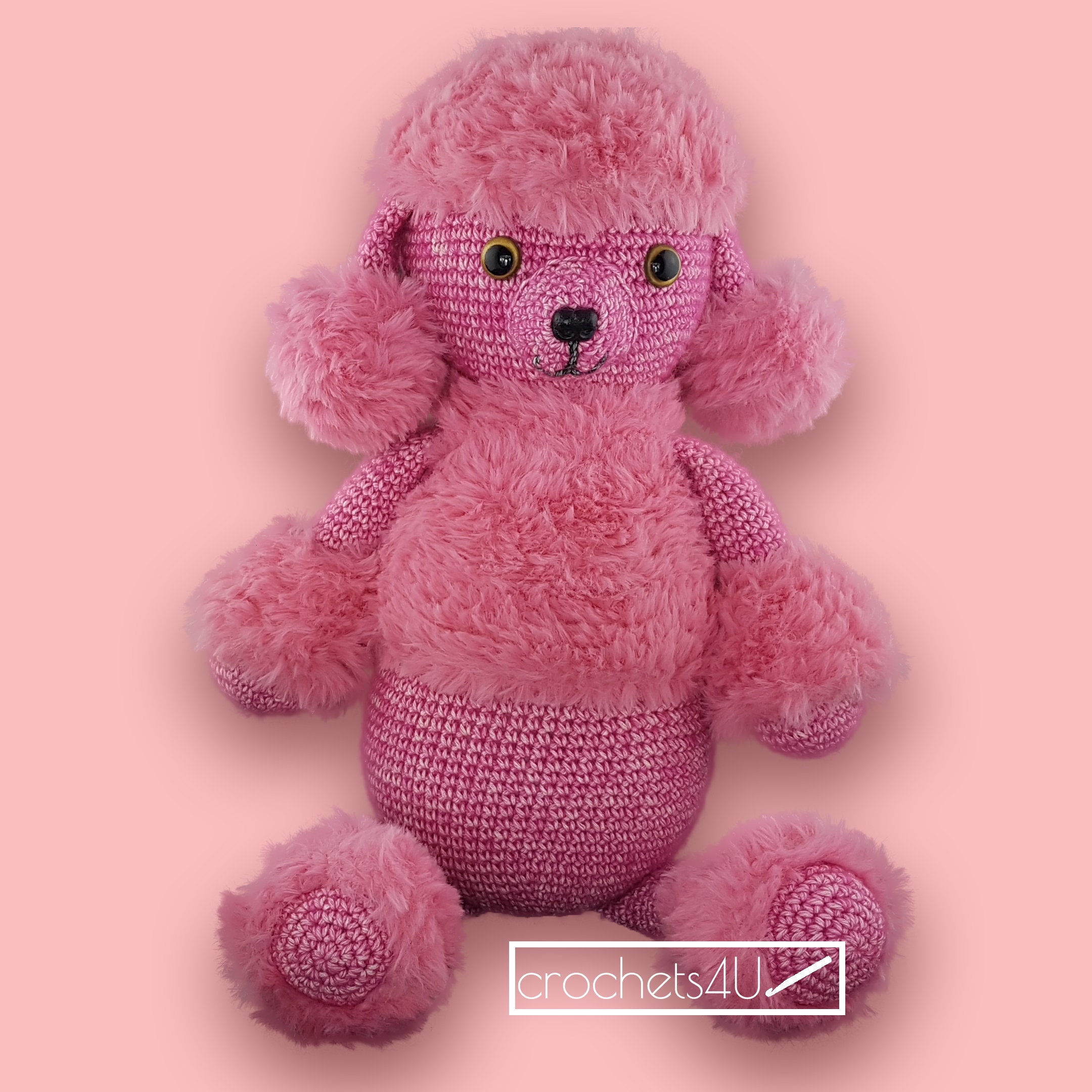Crochet Pattern Poodle Cuddly Toy | Etsy