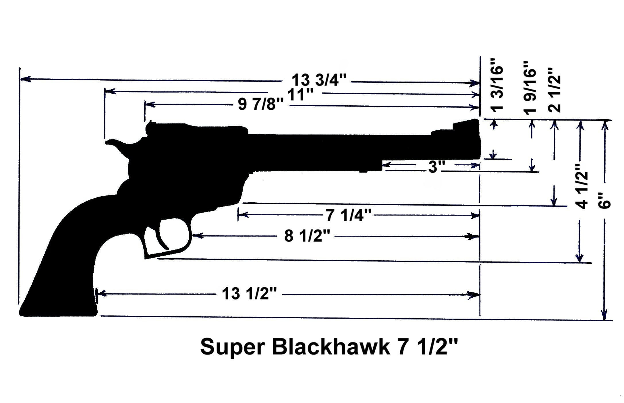 Ruger Super Blackhawk Printable Holster Pattern - Etsy