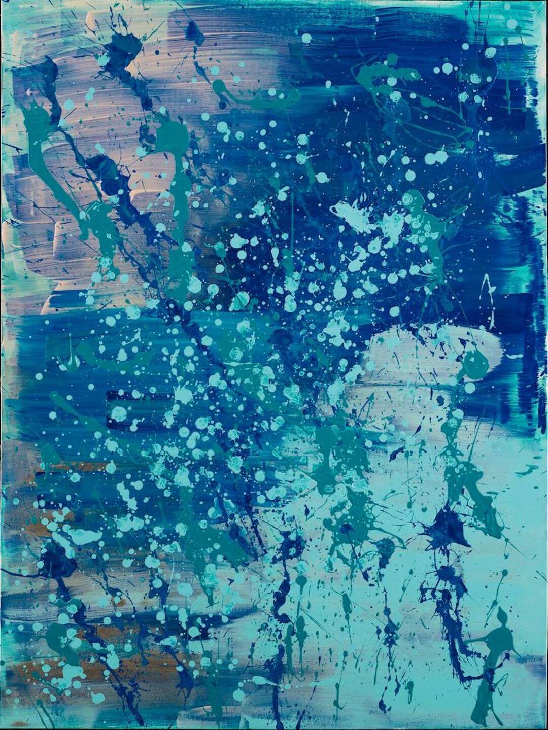 MFKN BLUE - Vibrant Visual Art Print for Your Space - Etsy