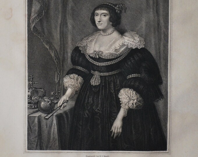 1800s Set of 5 Engraved Print Portraits of Famous Historical ...