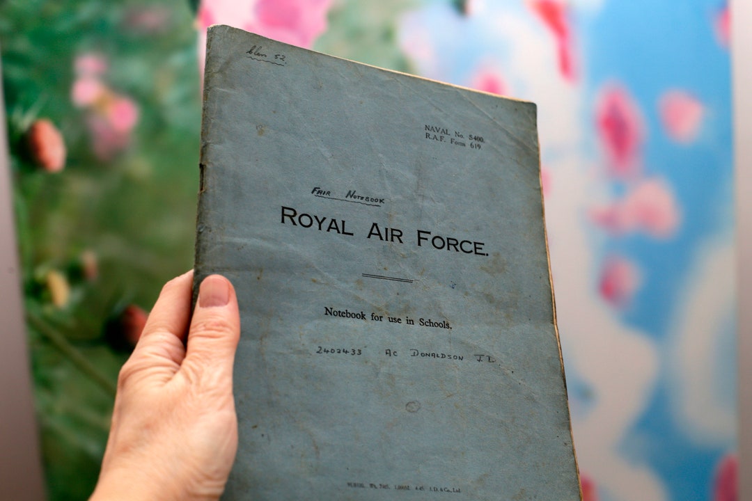 1940s Old Notebook- Royal Air Force Notebook for Use in Schools - Etsy