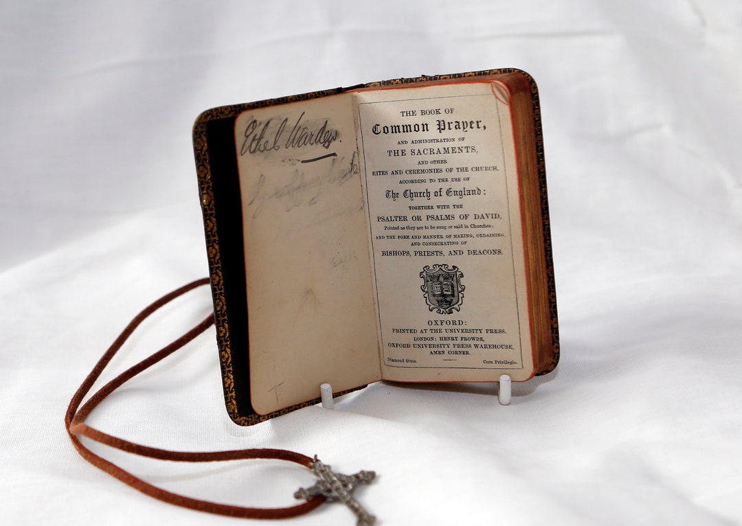 1900s Victorian Antique Common Prayer and Psalms Oxford University ...