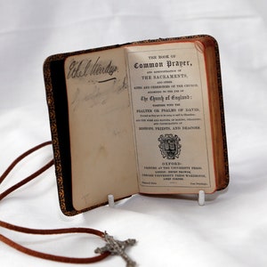 1900s Victorian Antique Common Prayer and Psalms Oxford University ...