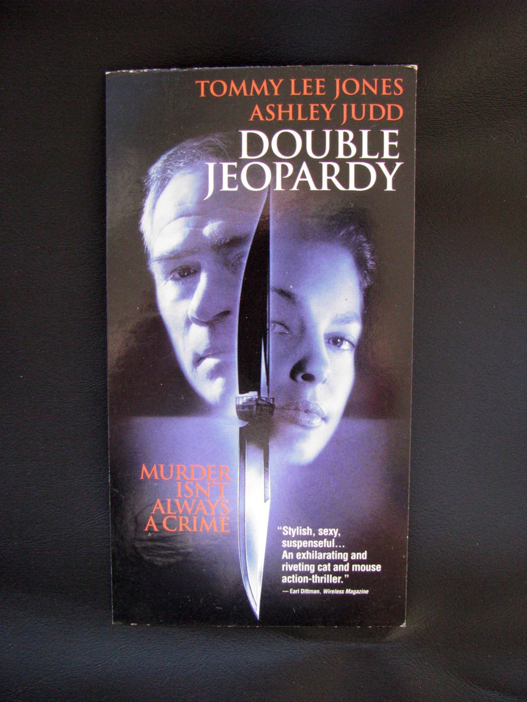DOUBLE JEOPARDY (1999) Repurposed VHS Sleeve to Unique Notebook, Choose ...