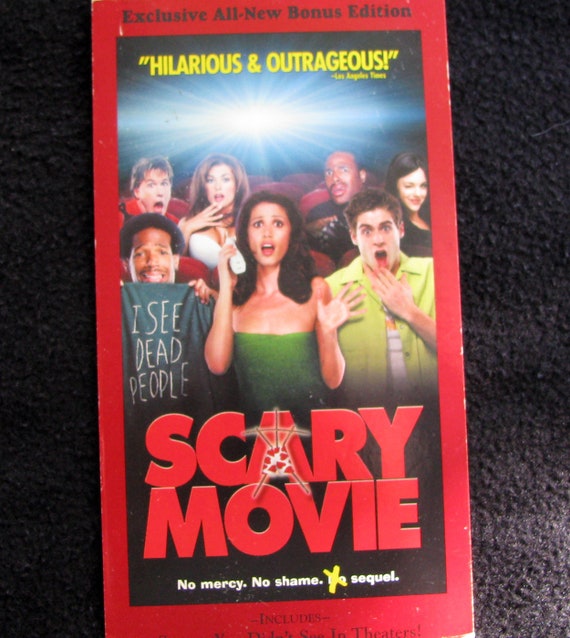 SCARY MOVIE 2000 Repurposed Original Vhs Sleeve to Unique | Etsy