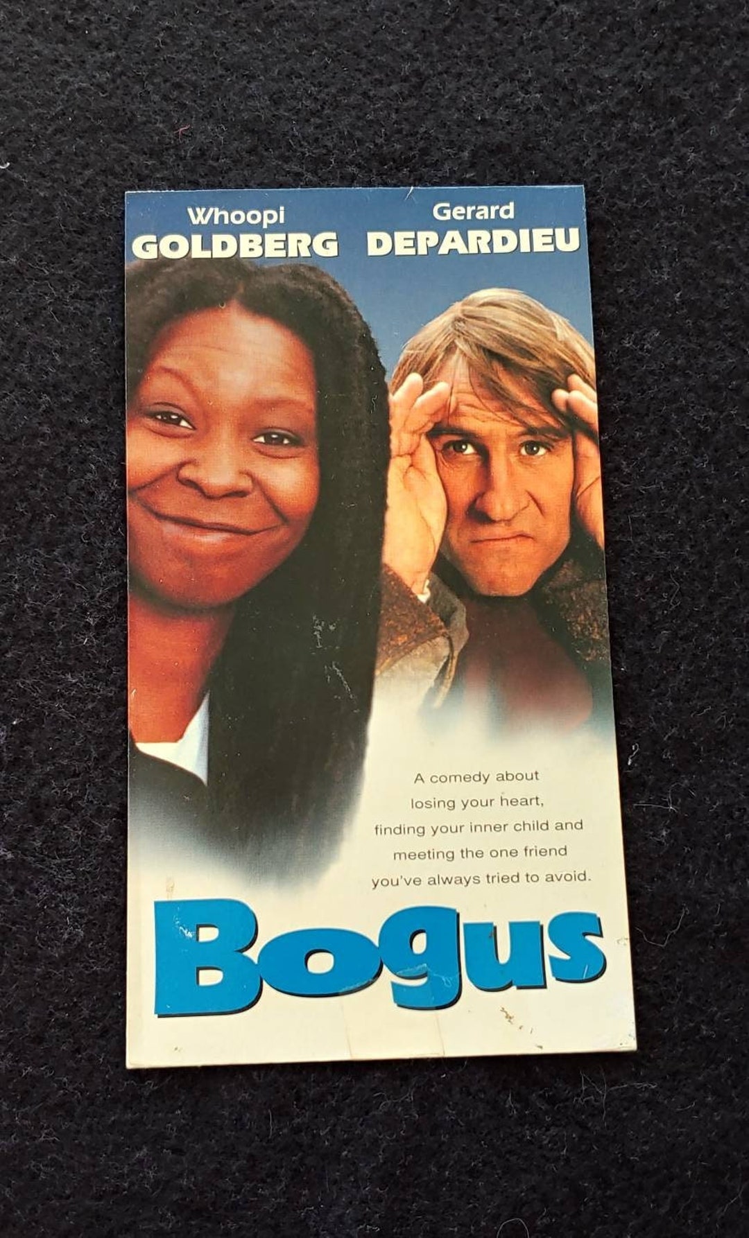 BOGUS (1996) Repurposed Original Vhs Sleeve to Unique Journal, Lined or Unlined Paper, Sketch ...