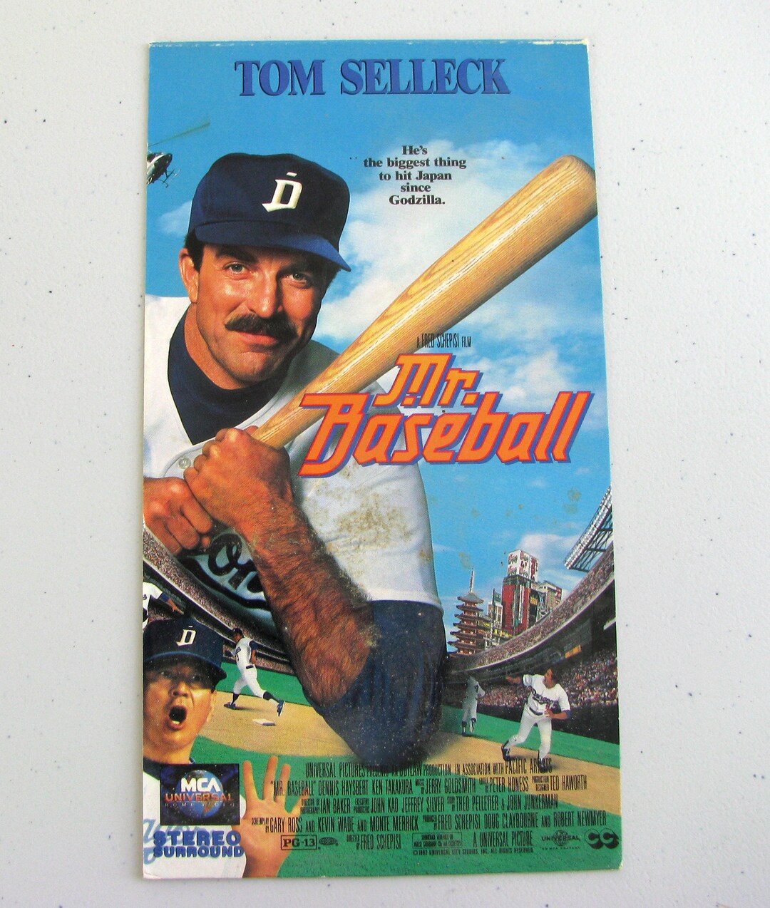 MR BASEBALL (1992) - Repurposed Original Vhs Sleeve to Unique Journal ...