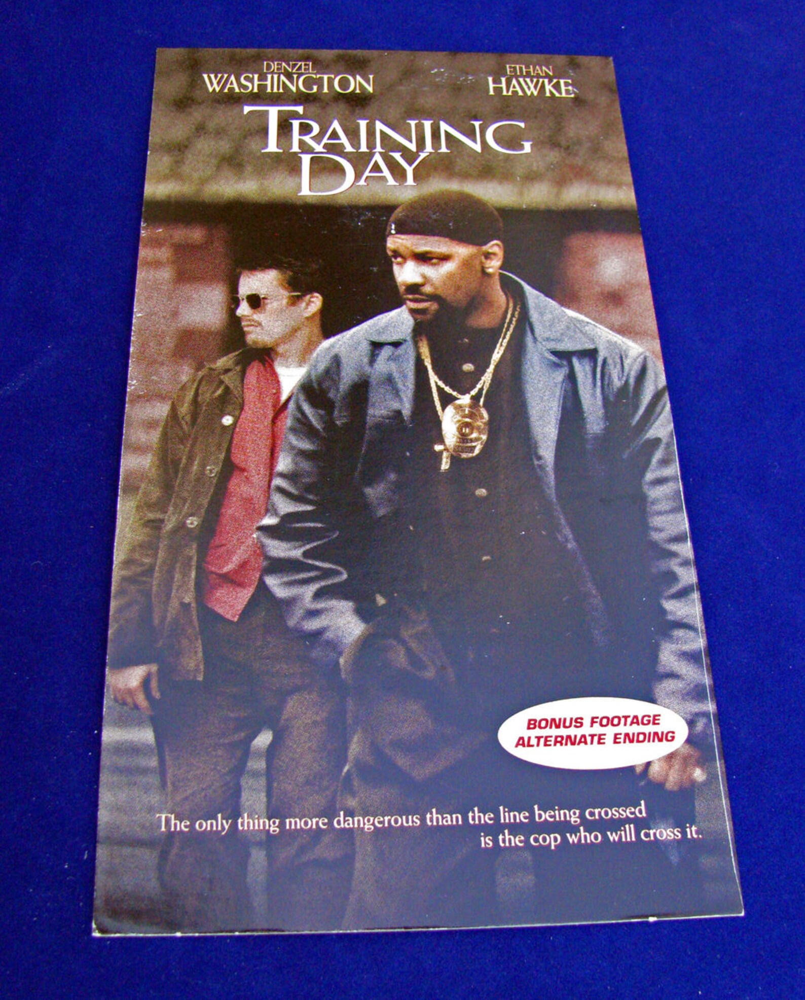 TRAINING DAY 2001 Repurposed Original VHS Sleeve to Unique - Etsy