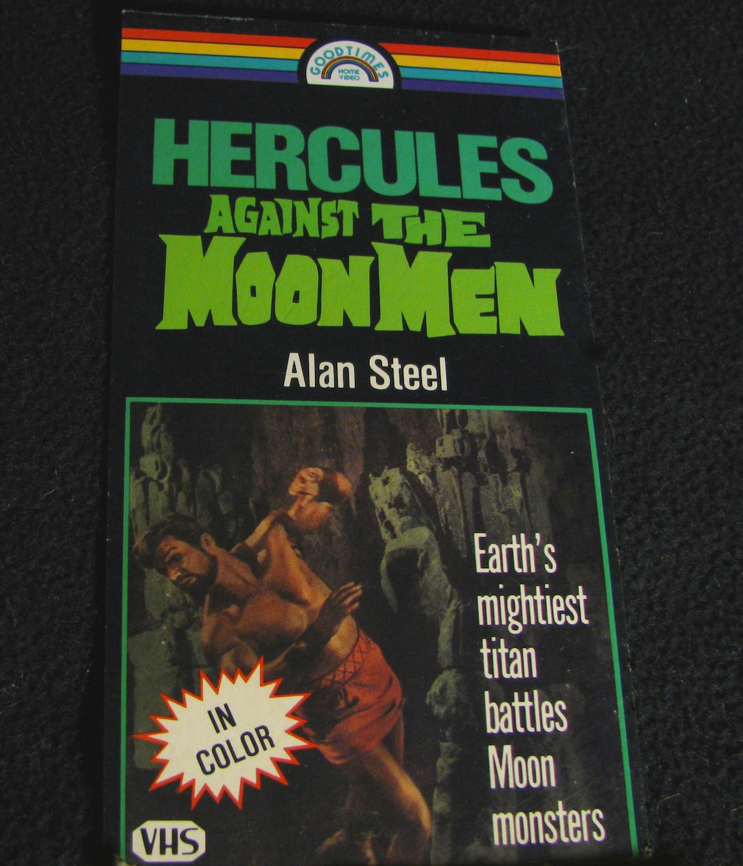 HERCULES Against the MOON Men 1964 RARE Repurposed Original Vhs Sleeve ...