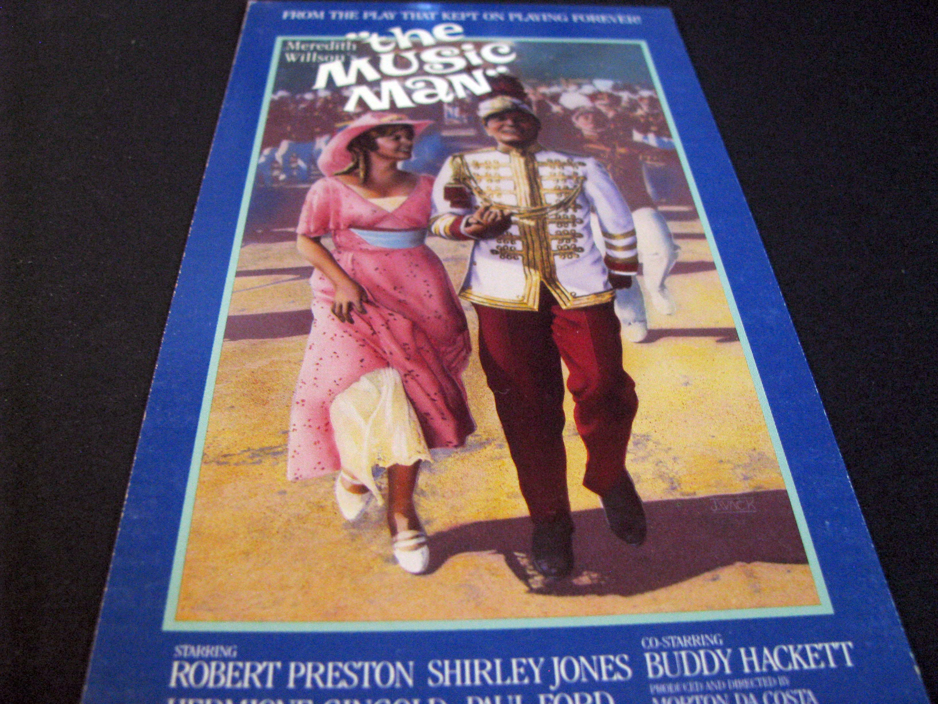 The MUSIC MAN 1962 Repurposed Original VHS Sleeve to Unique Journal ...