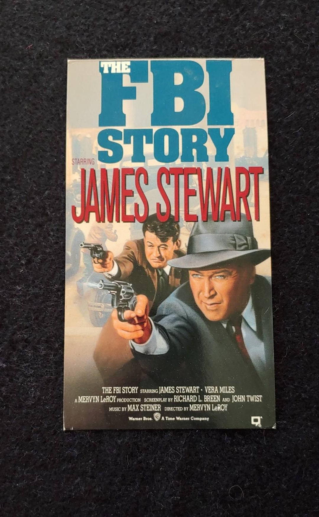 The FBI STORY (1959) Repurposed Original Vhs Sleeve to Unique Journal ...