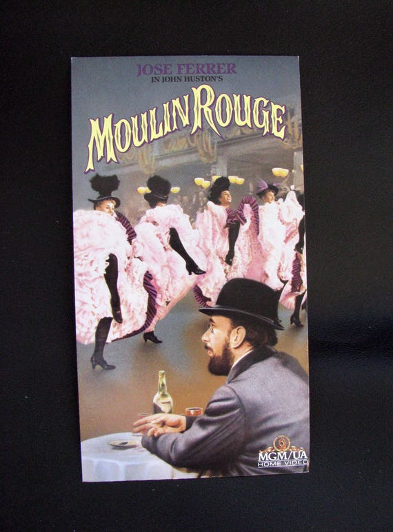 MOULIN ROUGE 1952 Repurposed VHS Sleeve to Unique Notebook - Etsy