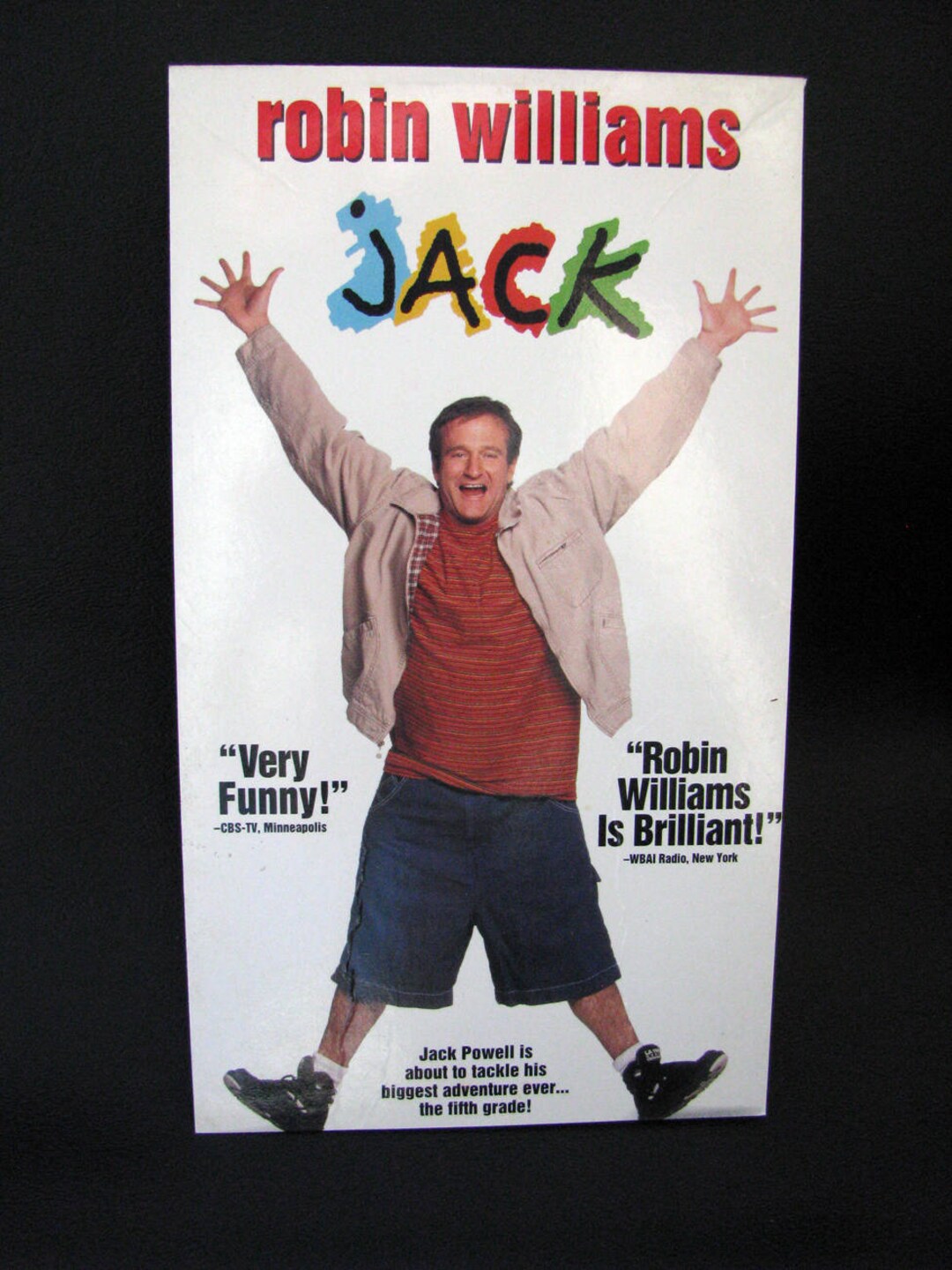 JACK (1996) Robin Williams - Repurposed Vhs Sleeve to Unique Notebook ...