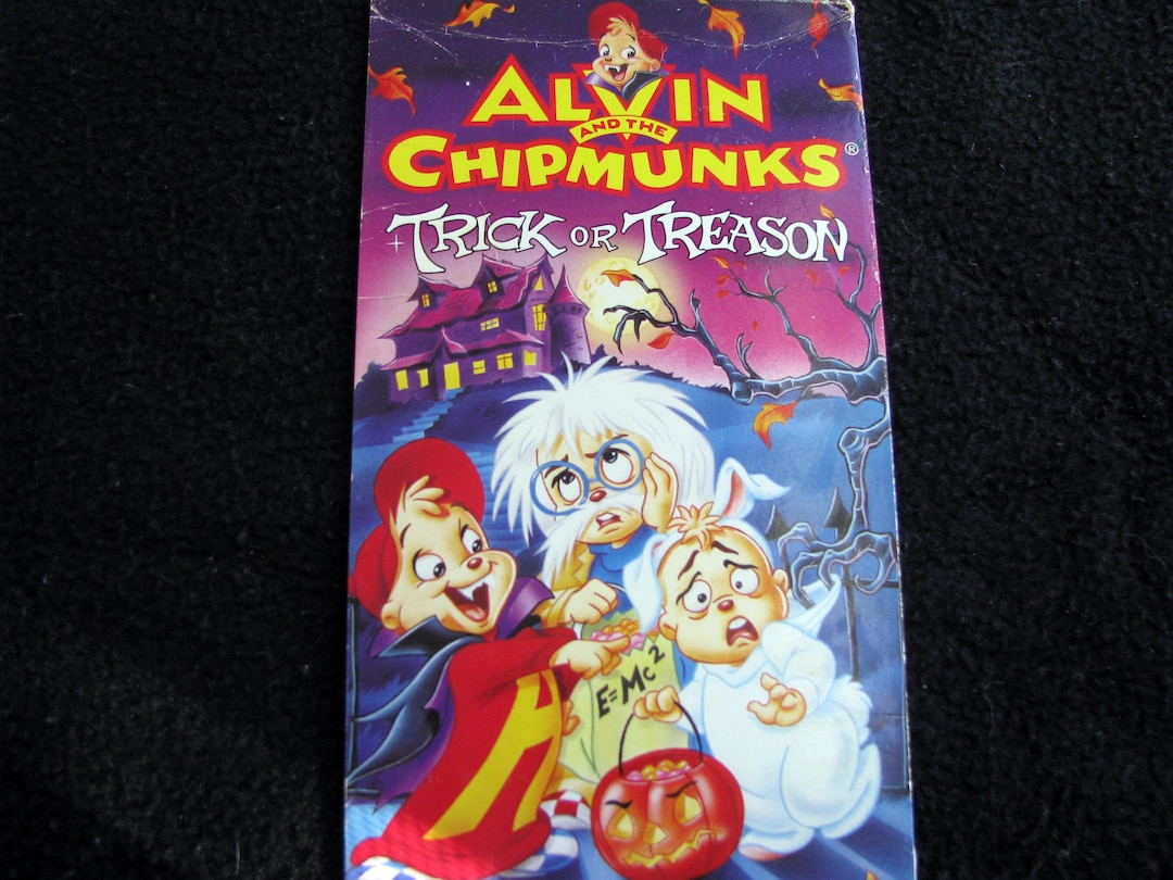 ALVIN and the CHIPMUNKS Trick or Treason (1994) Repurposed Original Vhs ...