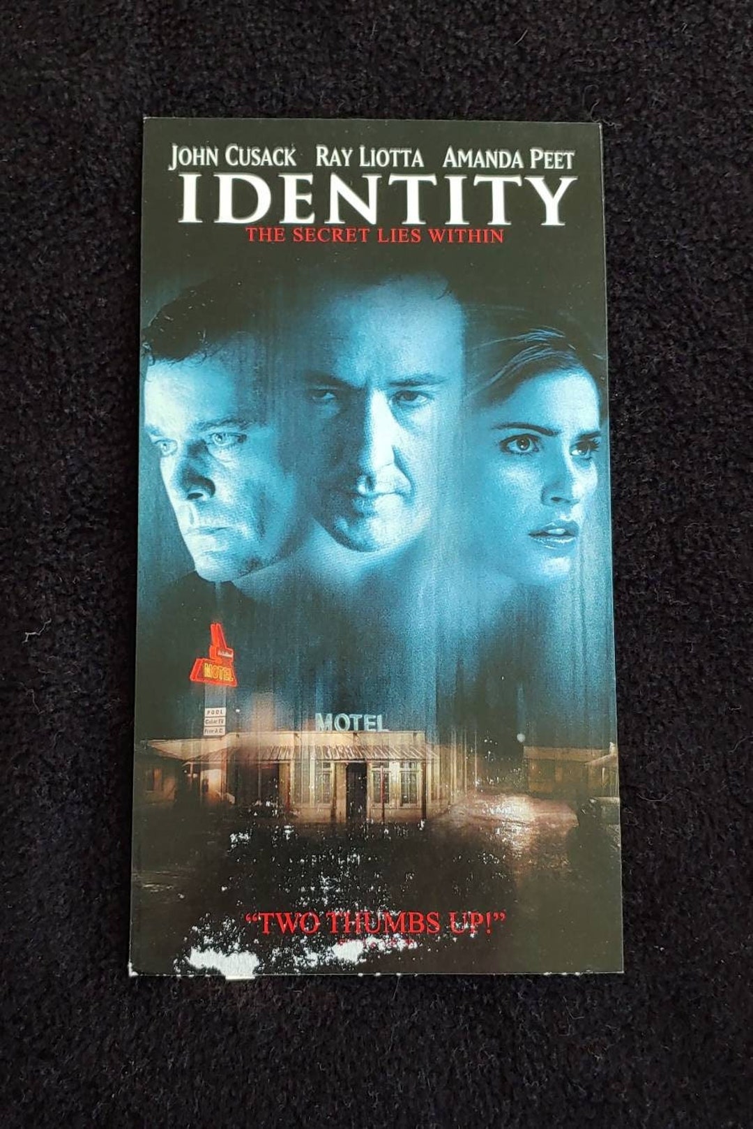 IDENTITY 2003 Repurposed Original Vhs Sleeve to Unique - Etsy
