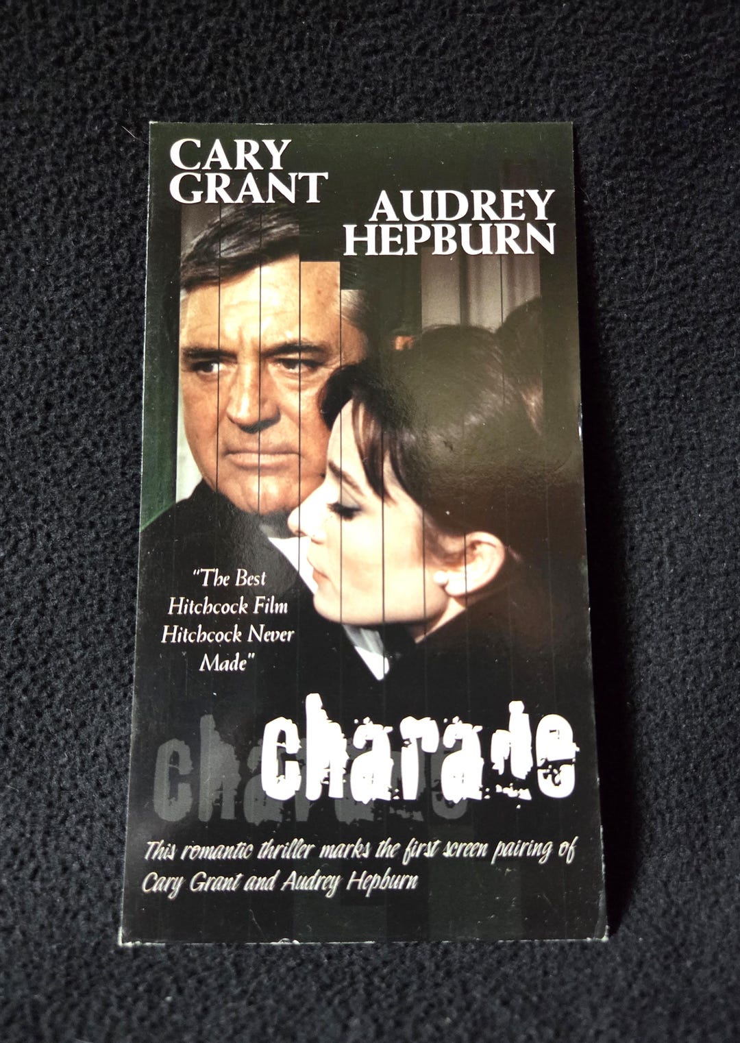 CHARADE (1963) - Repurposed Original Vhs Sleeve to Unique Journal ...