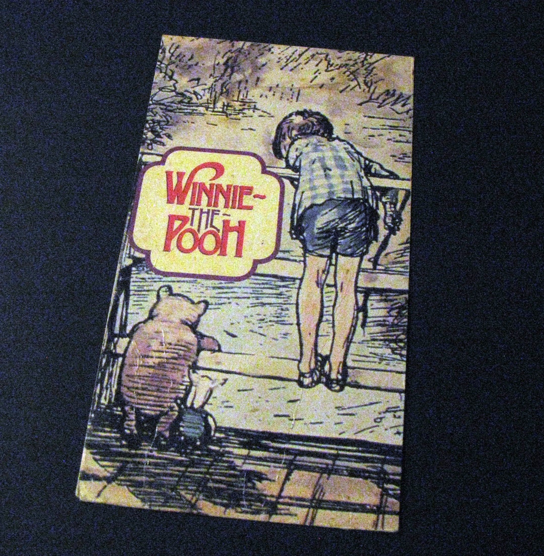 WINNIE THE POOH (1990) Repurposed Original Vhs Sleeve to Unique Journal ...