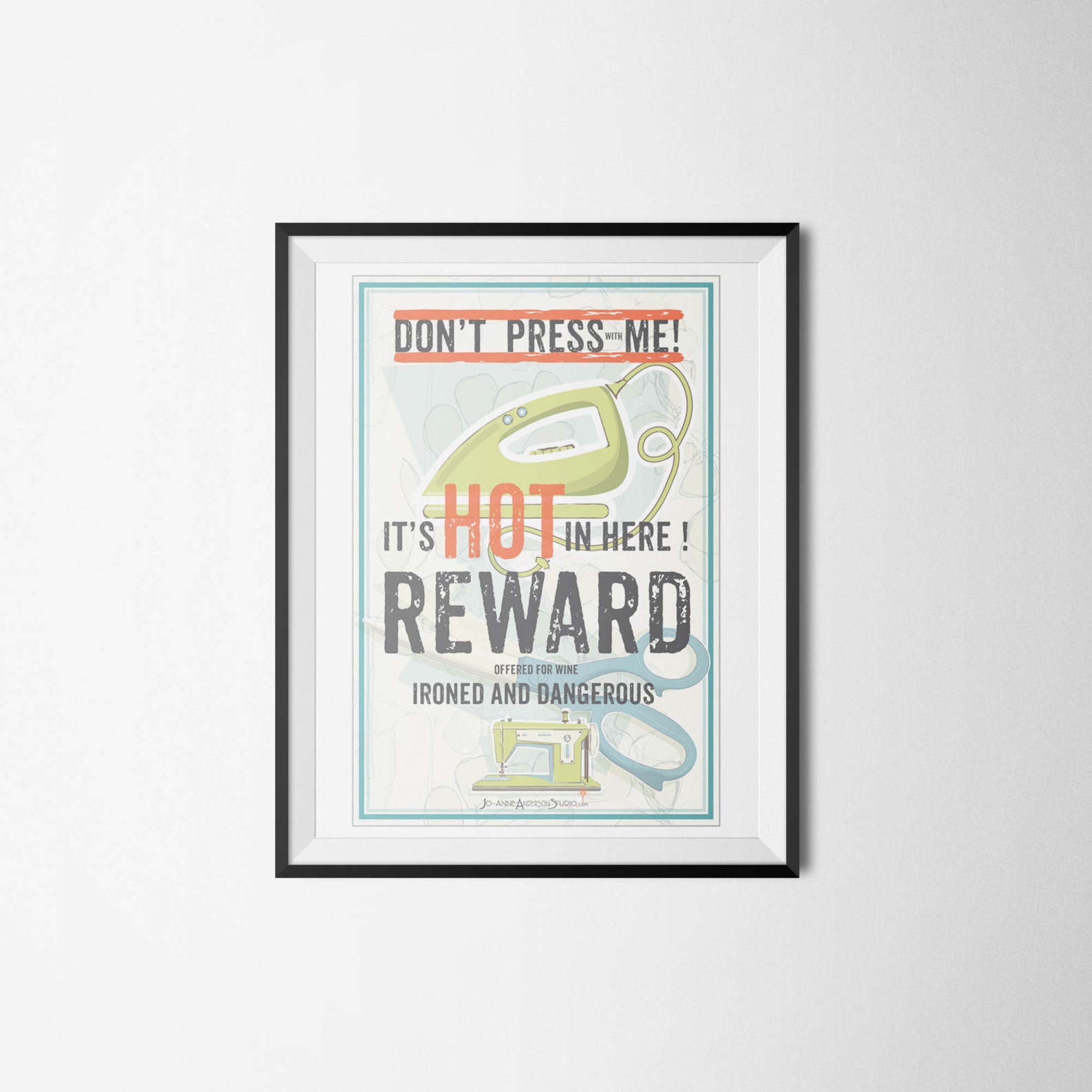 Don't Press With Me! Printable Sewing Inspired Wall Art, Art Print. PDF ...