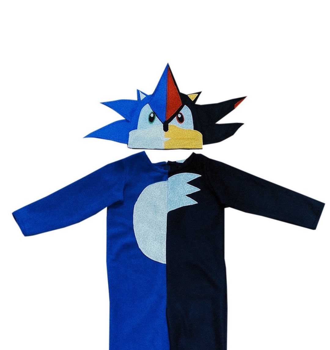 Half Sonic/ Shadow Hedge Hog Cosplay - Etsy