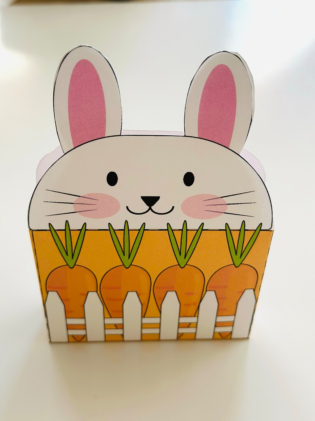 Bunny Party Favor Box: Easter Treat (PDF File) - Etsy