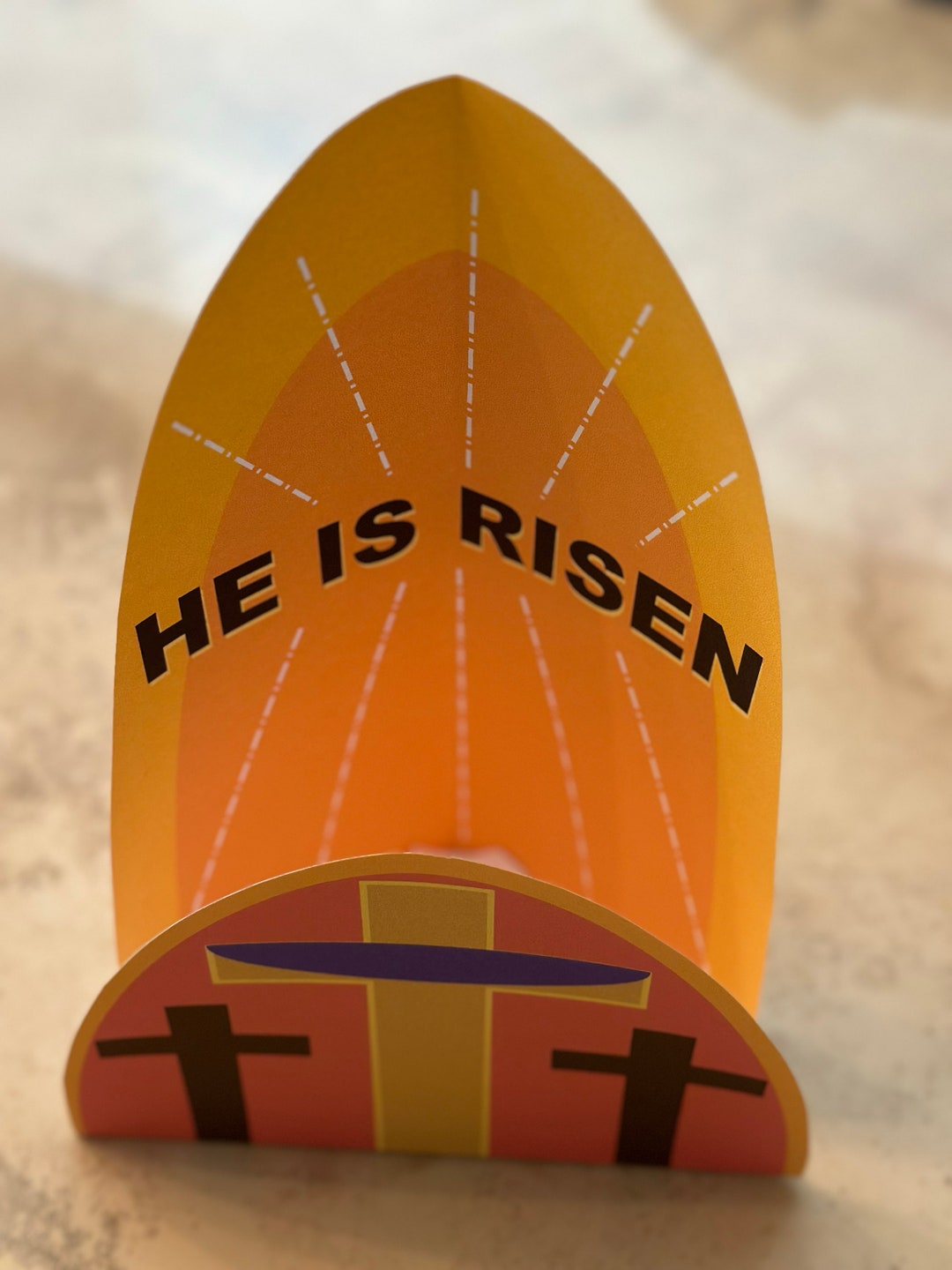 Easter Bible Paper Craft, He is Risen Bible Paper Craft, Bible Paper ...