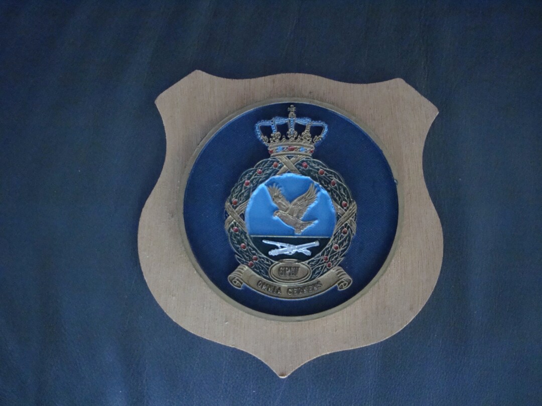 The Multicolored Image Shows the Crest of the Dutch Airforce - Etsy