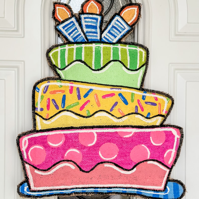 Happy Birthday Door Sign - Etsy