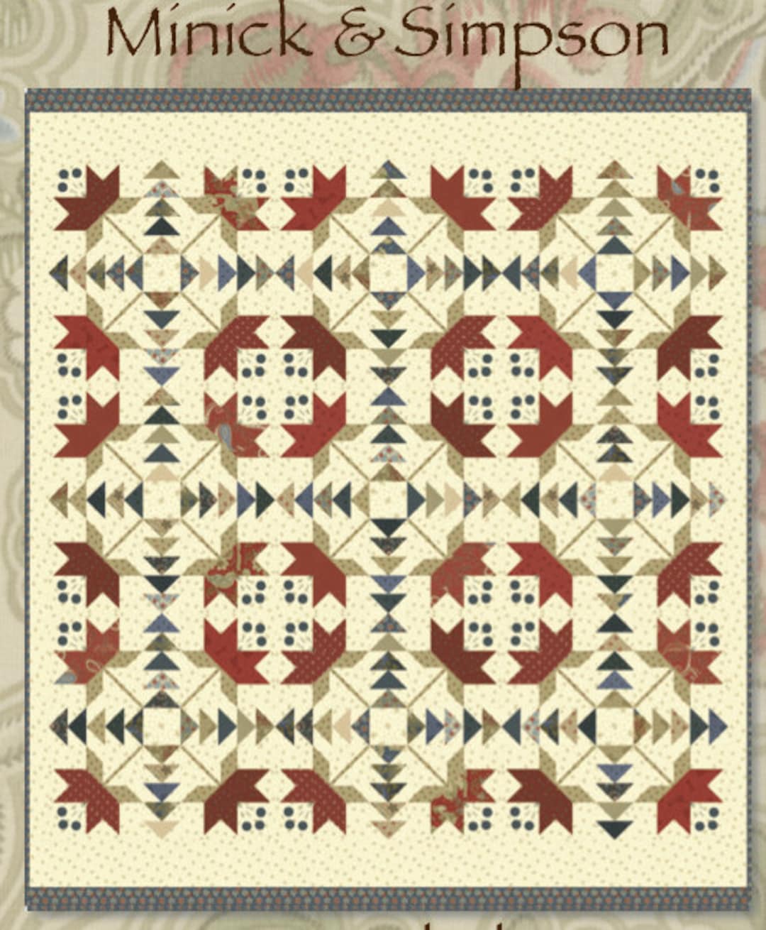 Coastal Lily Quilt Pattern by Minick and Simpson - Etsy