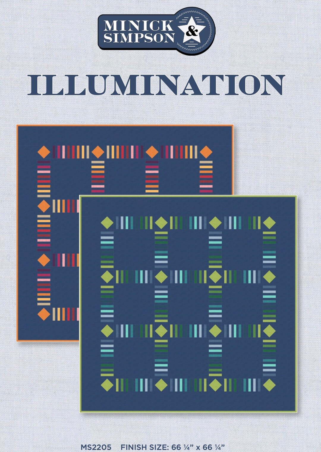 Illumination Quilt Pattern - Minick and Simpson - Digital - Etsy