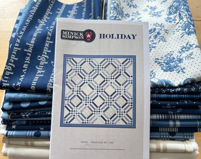 Lizzie's Big Flowers Quilt Pattern by Minick and Simpson Download - Etsy