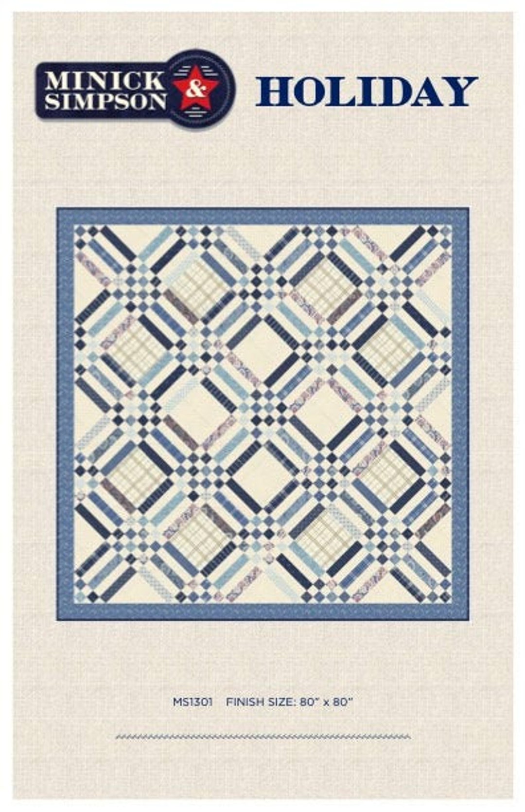 Holiday Quilt Pattern by Minick and Simpson - Download - Etsy