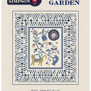 In the Garden Quilt Pattern - Minick and Simpson - DOWNLOAD - Etsy