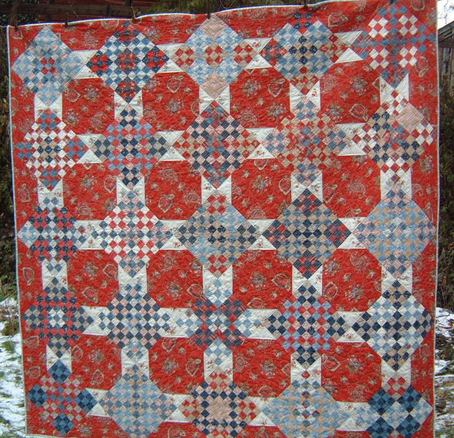 Chippewa Nine Patch - Quilt Pattern - Minick and Simpson - Etsy