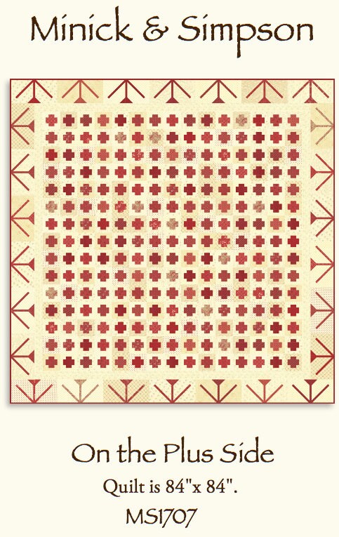 On the Plus Side Quilt Pattern by Minick and Simpson DOWNLOAD - Etsy