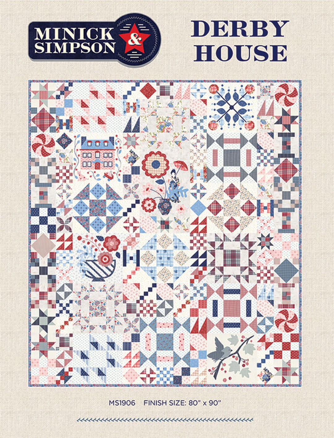 Derby House Quilt Pattern - Minick and Simpson - Etsy