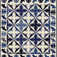 Indigo Quilt - Etsy