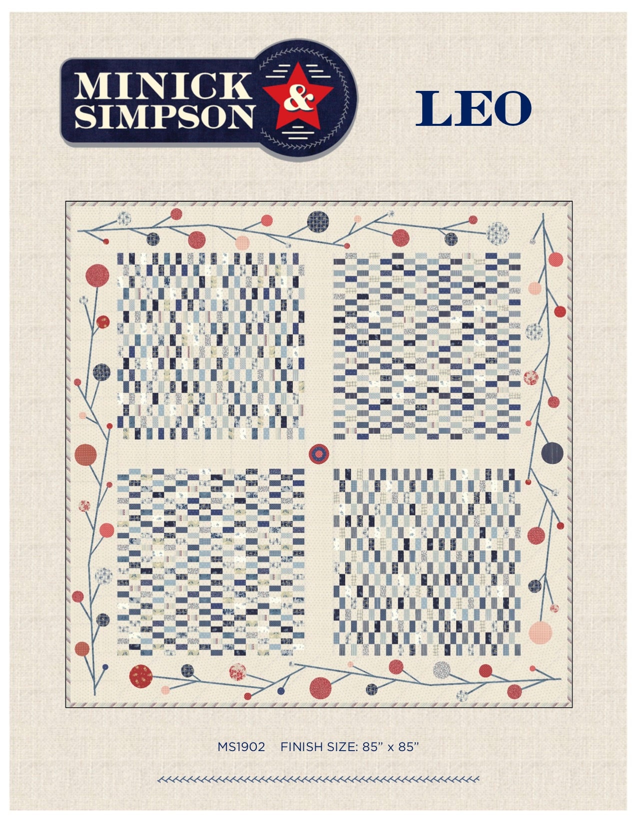 Leo Quilt Pattern by Minick and Simpson - Etsy