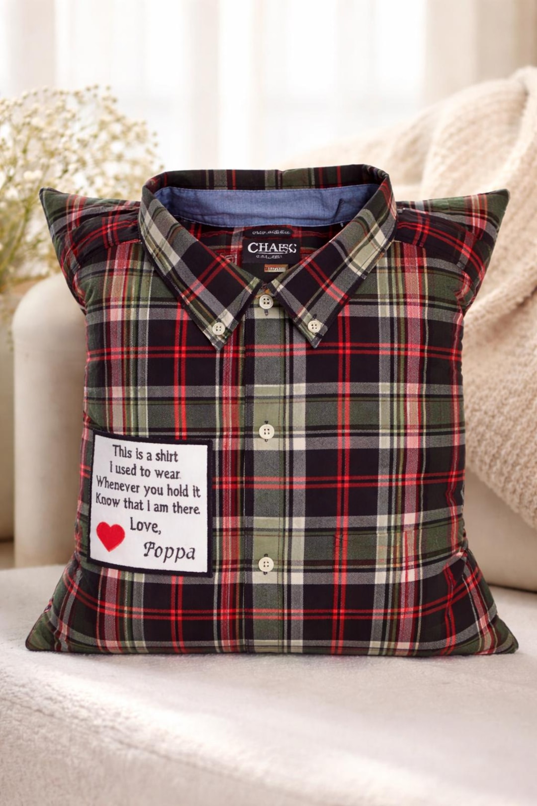 Memory 1 Pillow From Shirt, Custom Memorial Pillow, Personalized ...