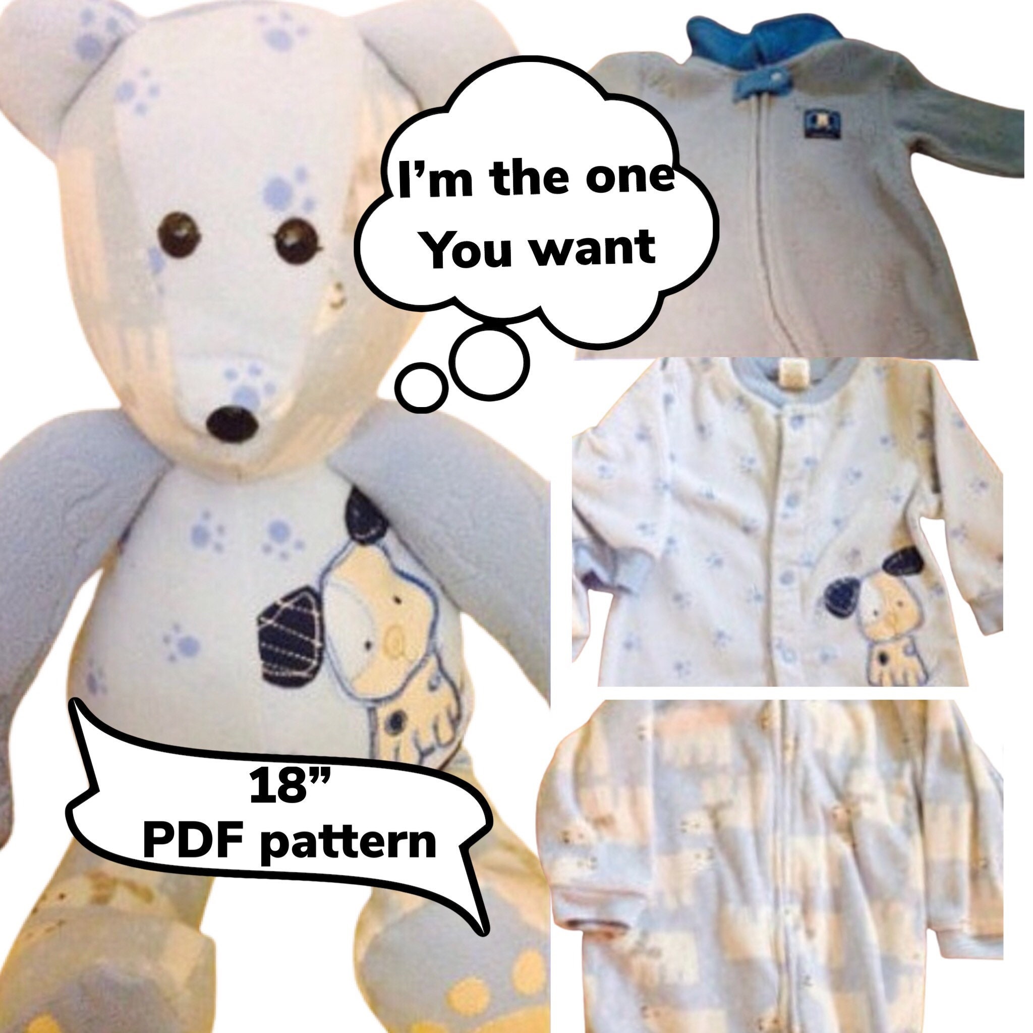 Memory Bear Pattern Complete Instructions PDF Format | Etsy Canada