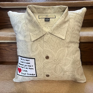 Memory Pillow Instructions PDF, Keepsake Pillow Tutorial, Instant ...