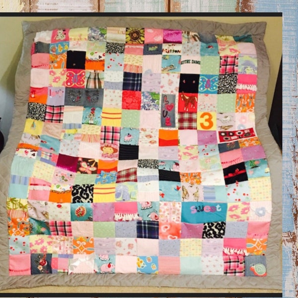 Memory Quilt From Mens Shirt - Etsy