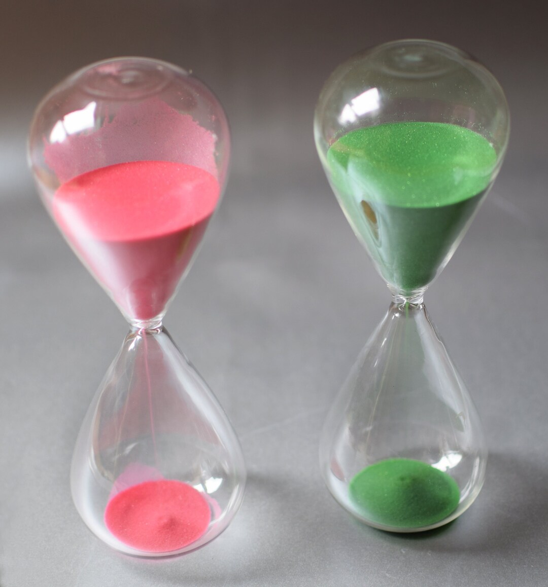 Vintage Hourglass Sand Timer Pink Only Half Hour - Etsy