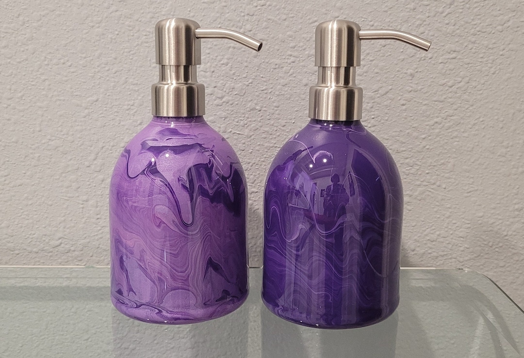 Purple Color Blend Soap Dispensers Lotion Bottle Hand - Etsy