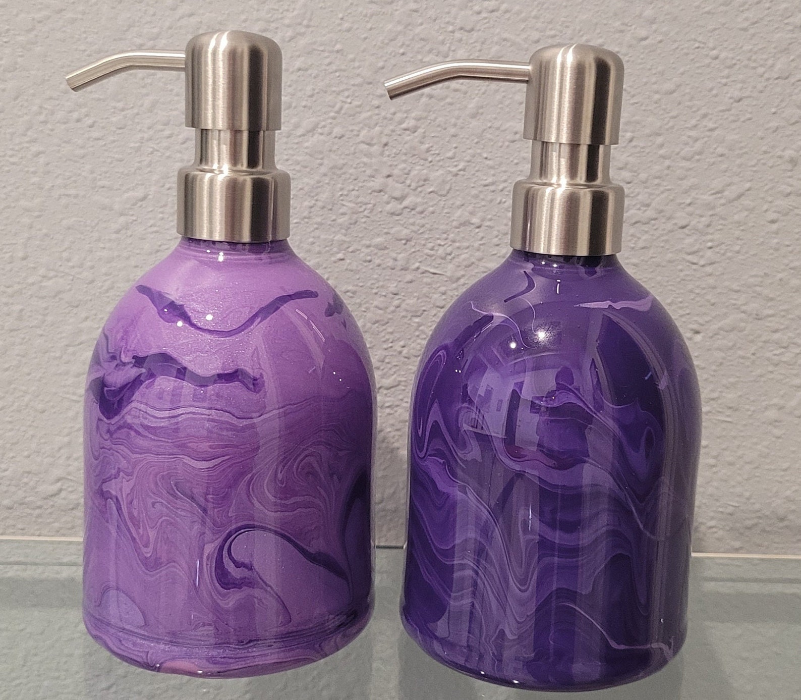 Purple Color Blend Soap Dispensers Lotion Bottle Hand - Etsy