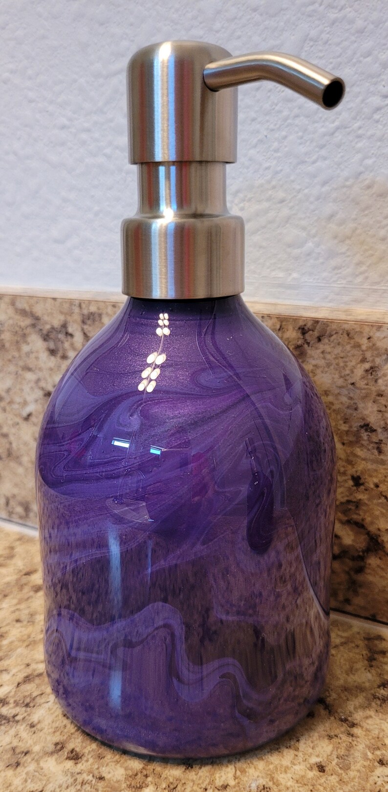 Purple Color Blend Soap Dispensers Lotion Bottle Hand - Etsy
