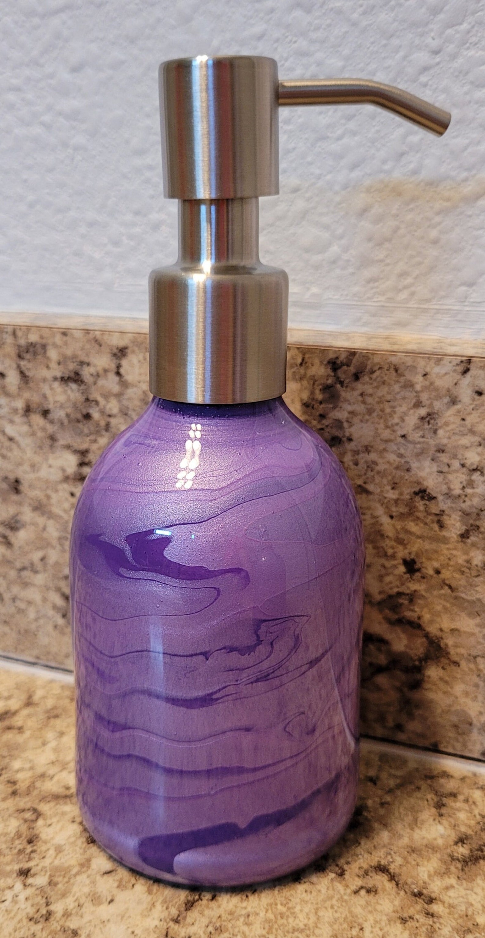 Purple Color Blend Soap Dispensers Lotion Bottle Hand - Etsy